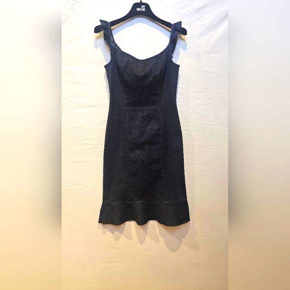 Moschino | Dresses | Moschino Jeans Denim Dress Italian Size 4 Us 6 ...